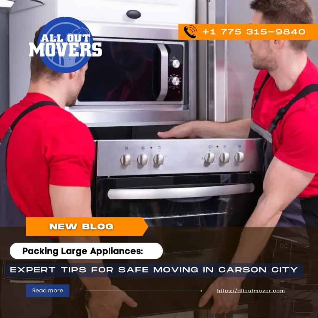 Packing Large Appliances: Expert Tips for Safe Moving in Carson City